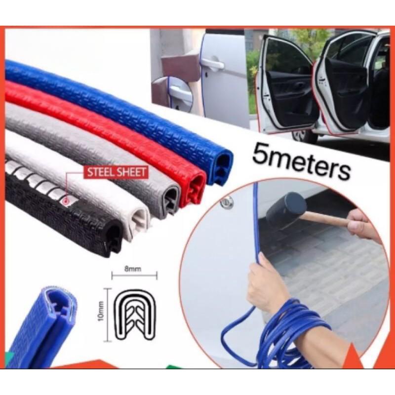 Universal Fit Car Door Edge Protector Rubber Strip - 5M/10M | Shopee ...