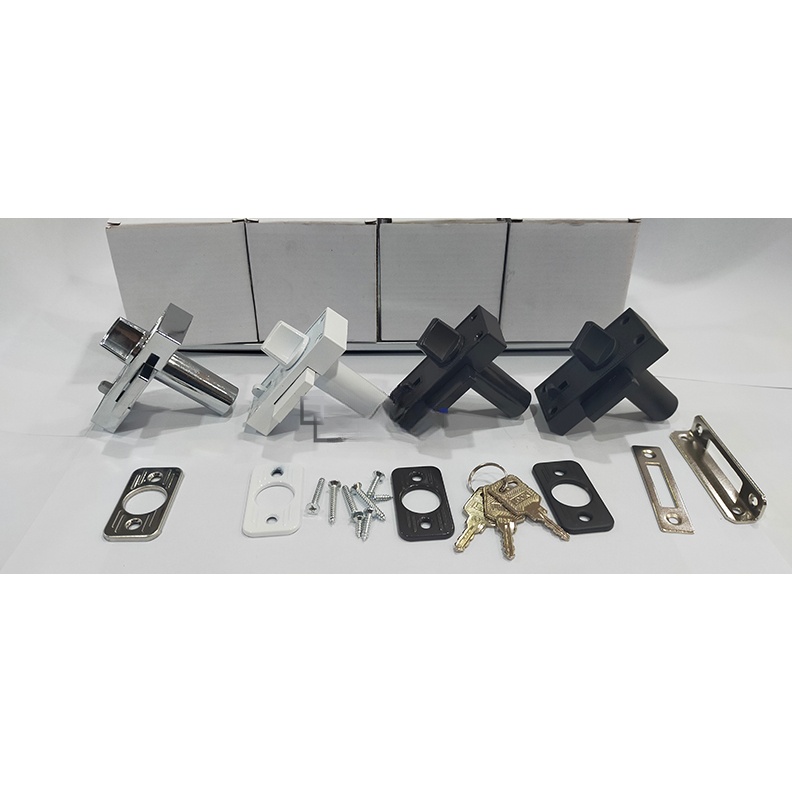 Alpha Aluminum Screen Door Lock – Rim Deadlock with Screws | Shopee ...