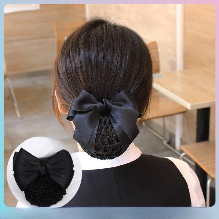 Elegant Bowknot Hair Bun Net for a Stylish Look | Shopee Philippines