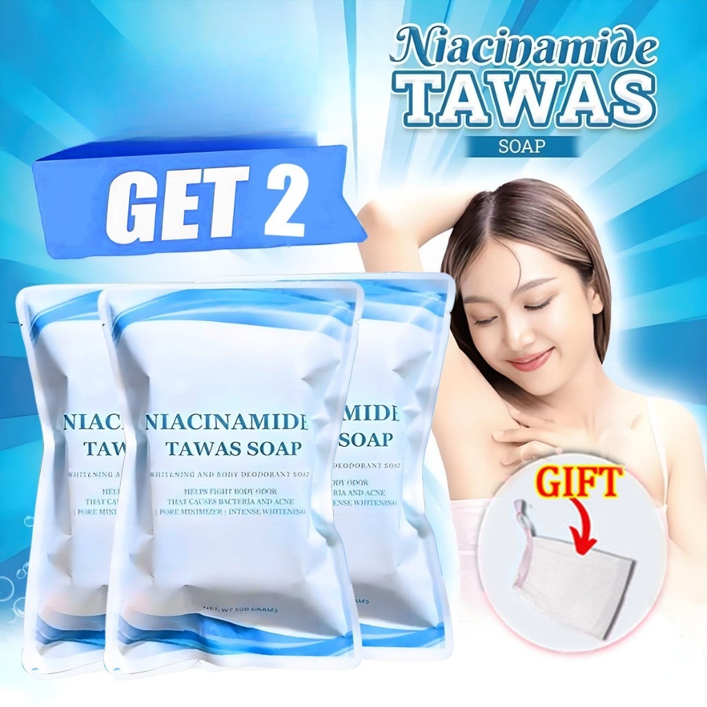 Niacinamide Tawas Soap 100g for Skin Lightening and Odor Control | Shopee Philippines