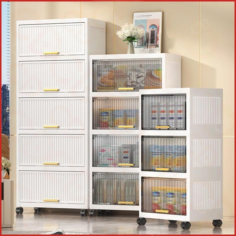 Flip-Top Foldable Storage Cabinet with Wheels | Shopee Philippines