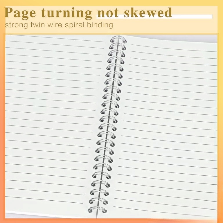 1 Piece Spiral Notebook with Durable PP Cover, 80 Sheets, Multiple Page ...