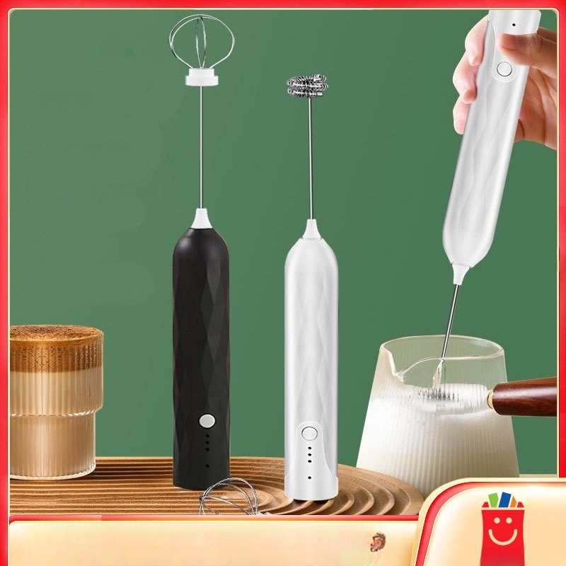 Portable Handheld Mixer with 3 Speeds and USB Rechargeable Design ...