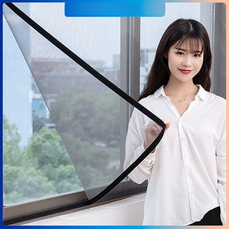 Mosquito Net for Windows with Magnetic Closure, Durable Fiberglass ...