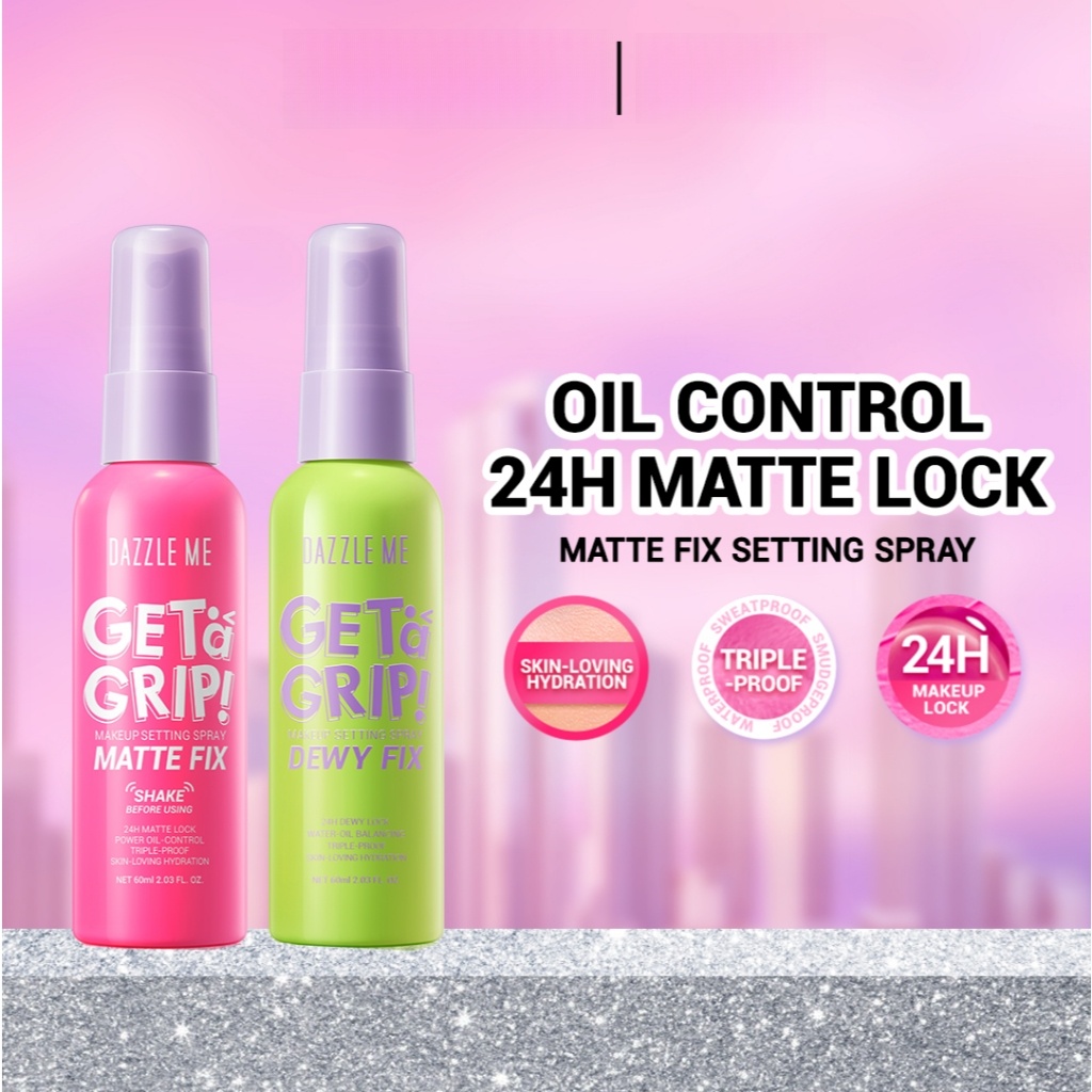 DAZZLE ME Get a Grip! Oil Control Setting Spray | Shopee Philippines