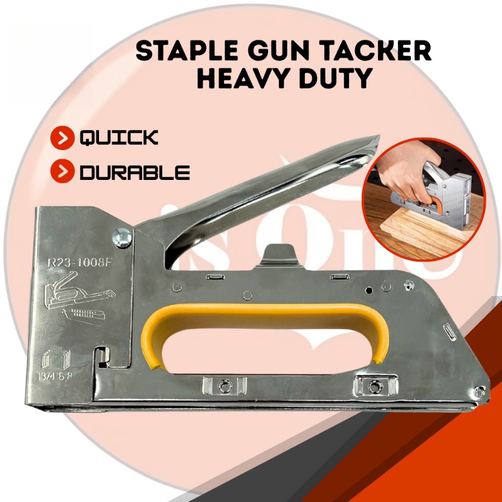 Staple Gun Tacker Heavy Duty | Shopee Philippines