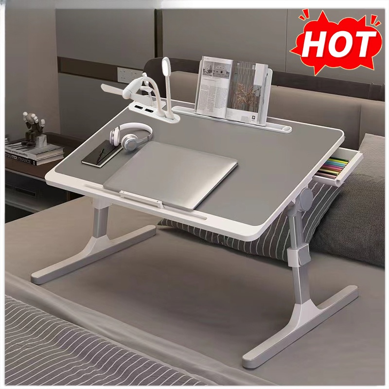 Bedroom Lazy Table Board Folding Computer Desk | Shopee Philippines