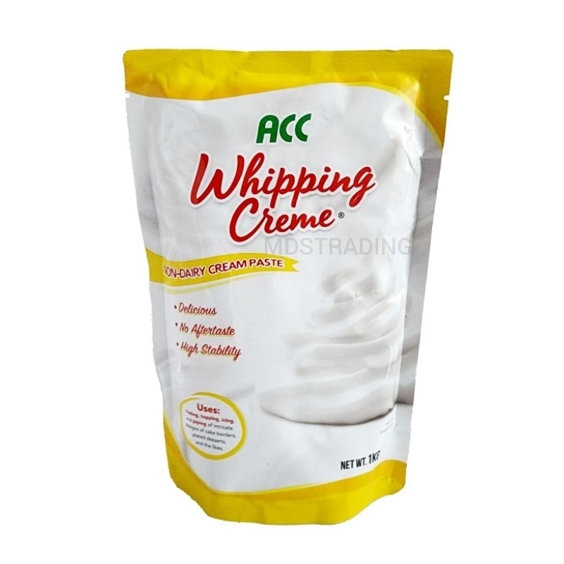 1kg ACC Non-Dairy Whipping Cream - Creme Paste Whipped Topping ...