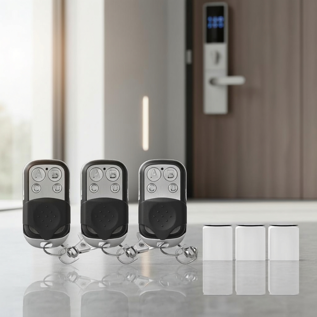 KIT 3 Original Electronic Remote Controls for Doors 433Mhz Automatic ...