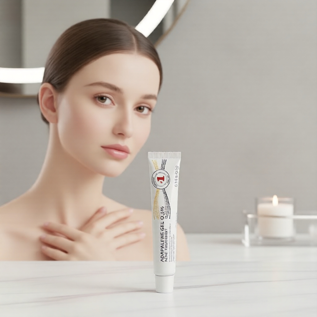 Anti-Acne Adapalene Gel 0.1% - Smooths Skin Texture, Formulated for ...