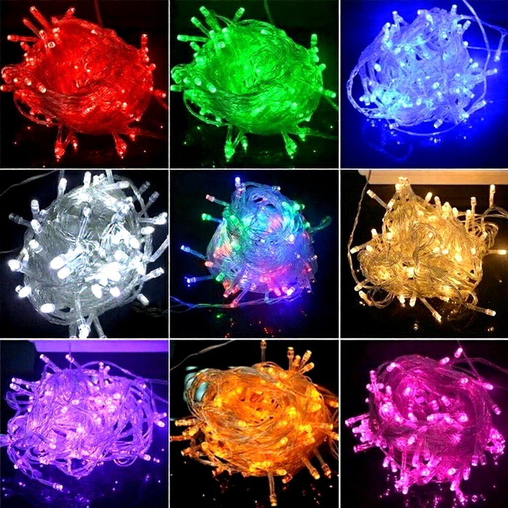 100 LED 10M String Light Christmas Lights (Multi Color) CML100 wire new ...