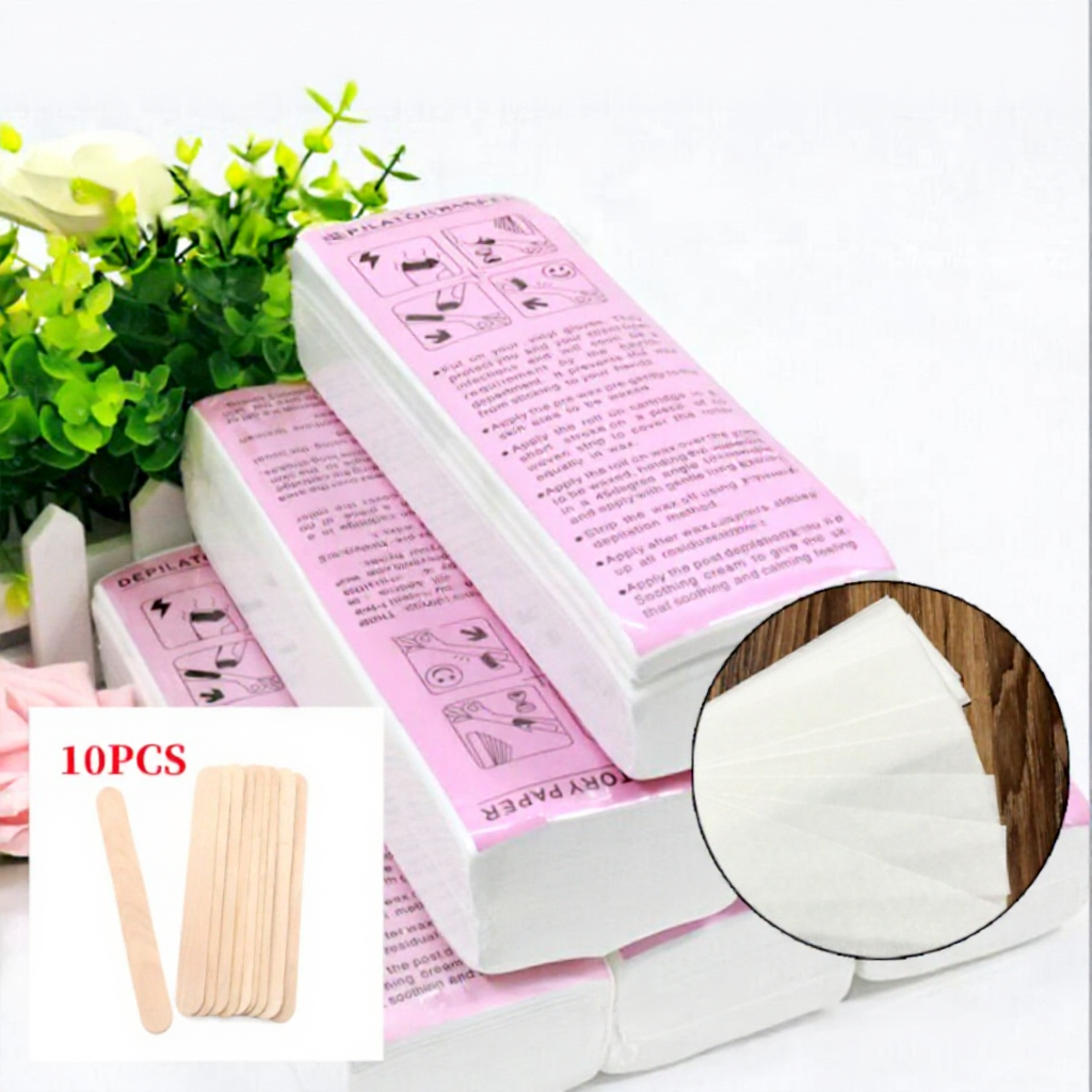 Hair Removal Tool Depilatory Paper Removal Wax Strips Pad Shaving ...