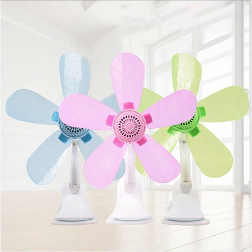 Ultra-large wind portable clip-on fan with five wings | Shopee Philippines