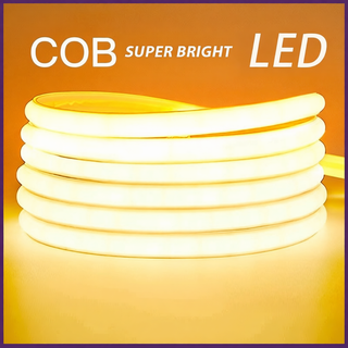 220V Waterproof COB LED Strip Lights – 1m to 10m Flexible Neon Tape for ...