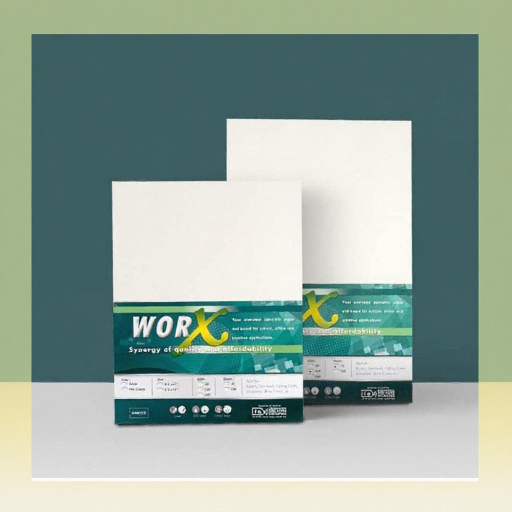 Worx Specialty Board Paper – 1 Pack, 90/180/200/250gsm, White or Pale ...
