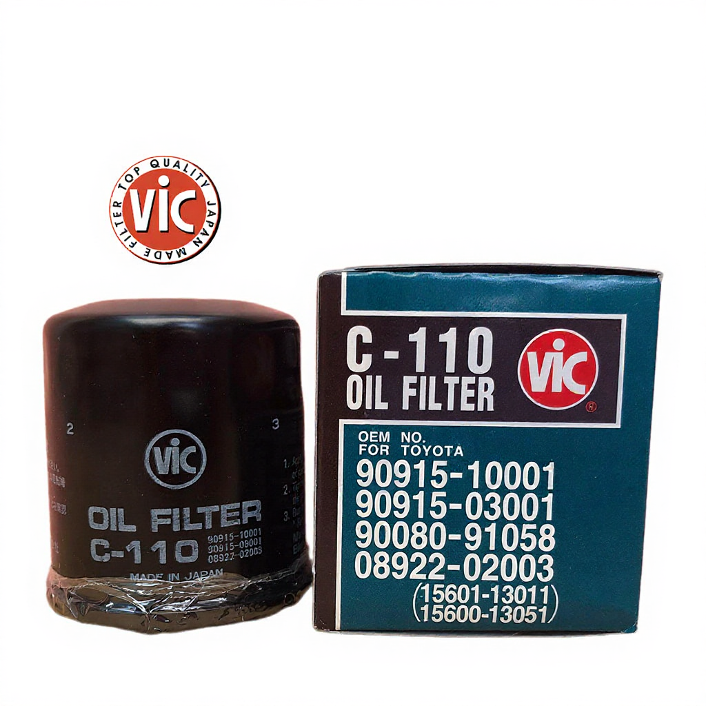 Vic Oil Filter for Vios, Corolla, Wigo, Suzuki Multicab, Transformer ...