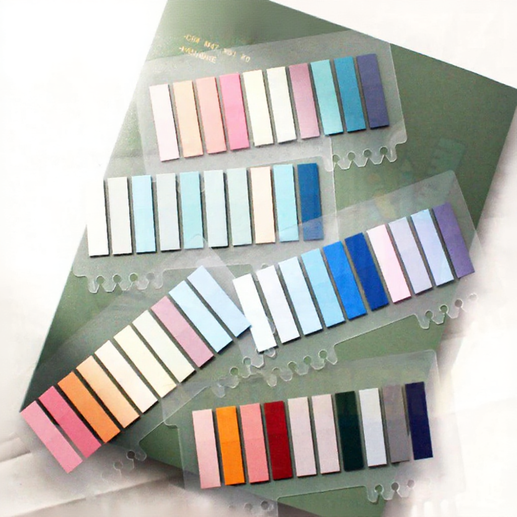 200pcs Colorful Sticky Note Memo Pad Lable Sticker Bookmarks Notepad ...
