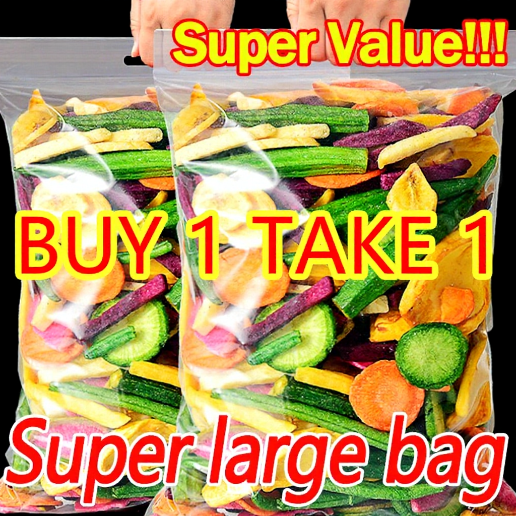 BUY 1 TAKE 1 Fruit Crisp Mixed Fruit and Vegetable Crisp Healthy Snacks ...