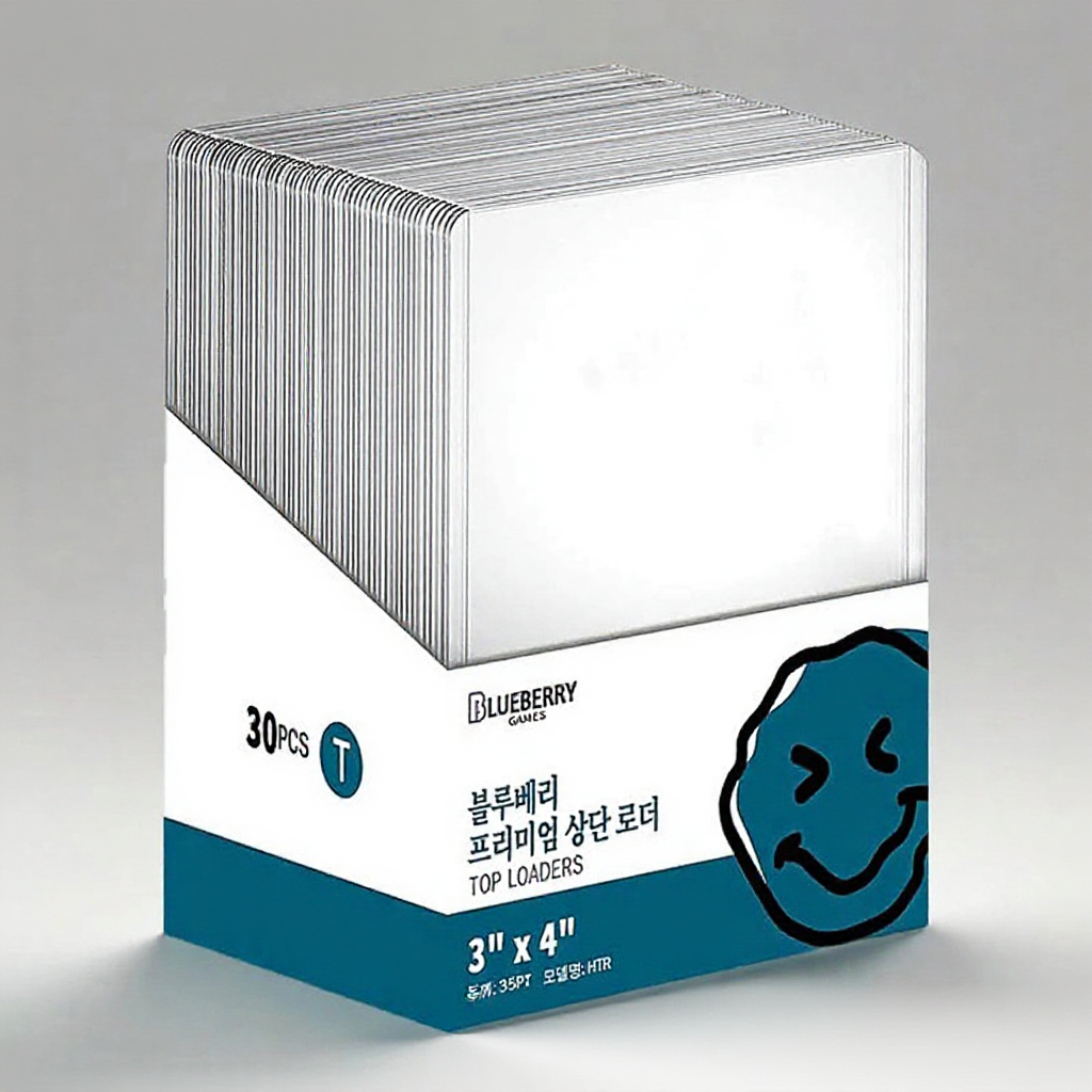 30Pcs Blueberry Photocard Toploaders for Pokémon, Lomo Cards - Clear ...