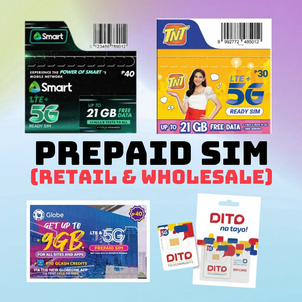 5G SIMCARDS TNT / SMART / GLOBE / DITO brand new SEALED | Shopee ...