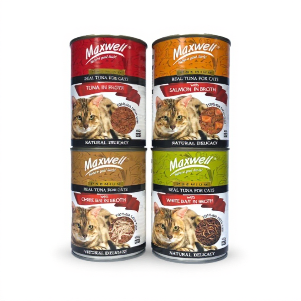 Maxwell Premium Real Canned Cat Food 400g | Shopee Philippines