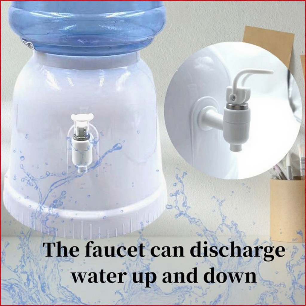 Tabletop Water Dispenser Faucet – Round Plastic for Gallon Containers ...