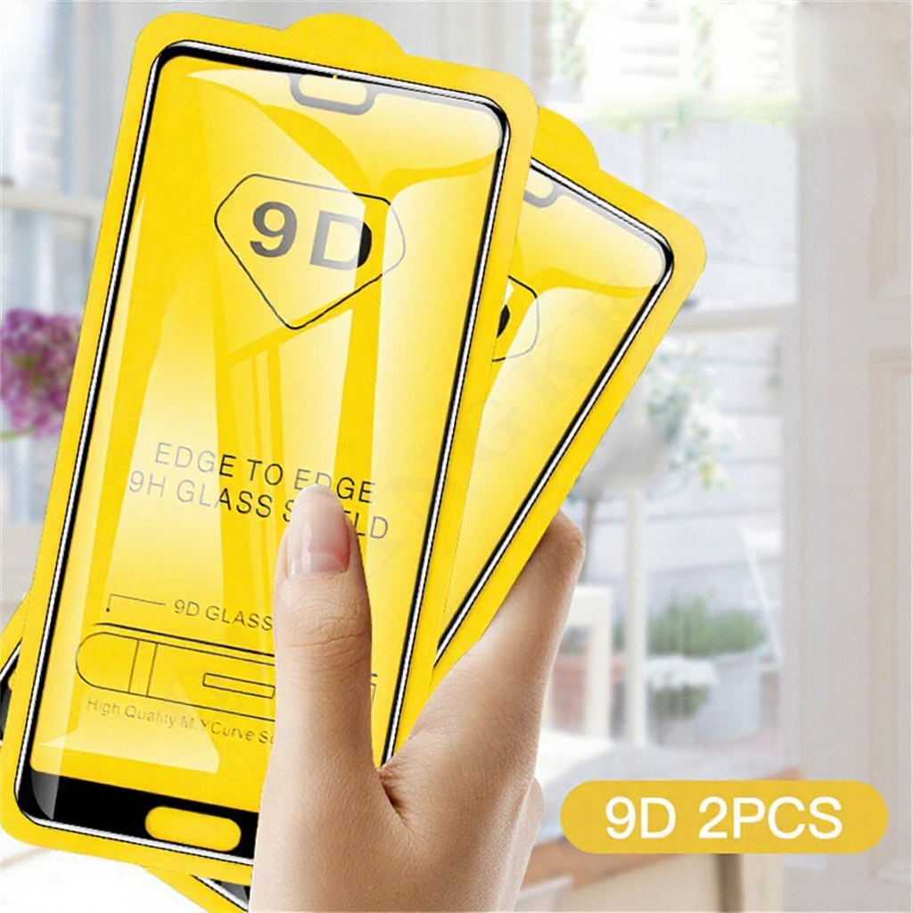 Realme Tempered Glass Screen Protector with 9D Full Coverage for Realme ...