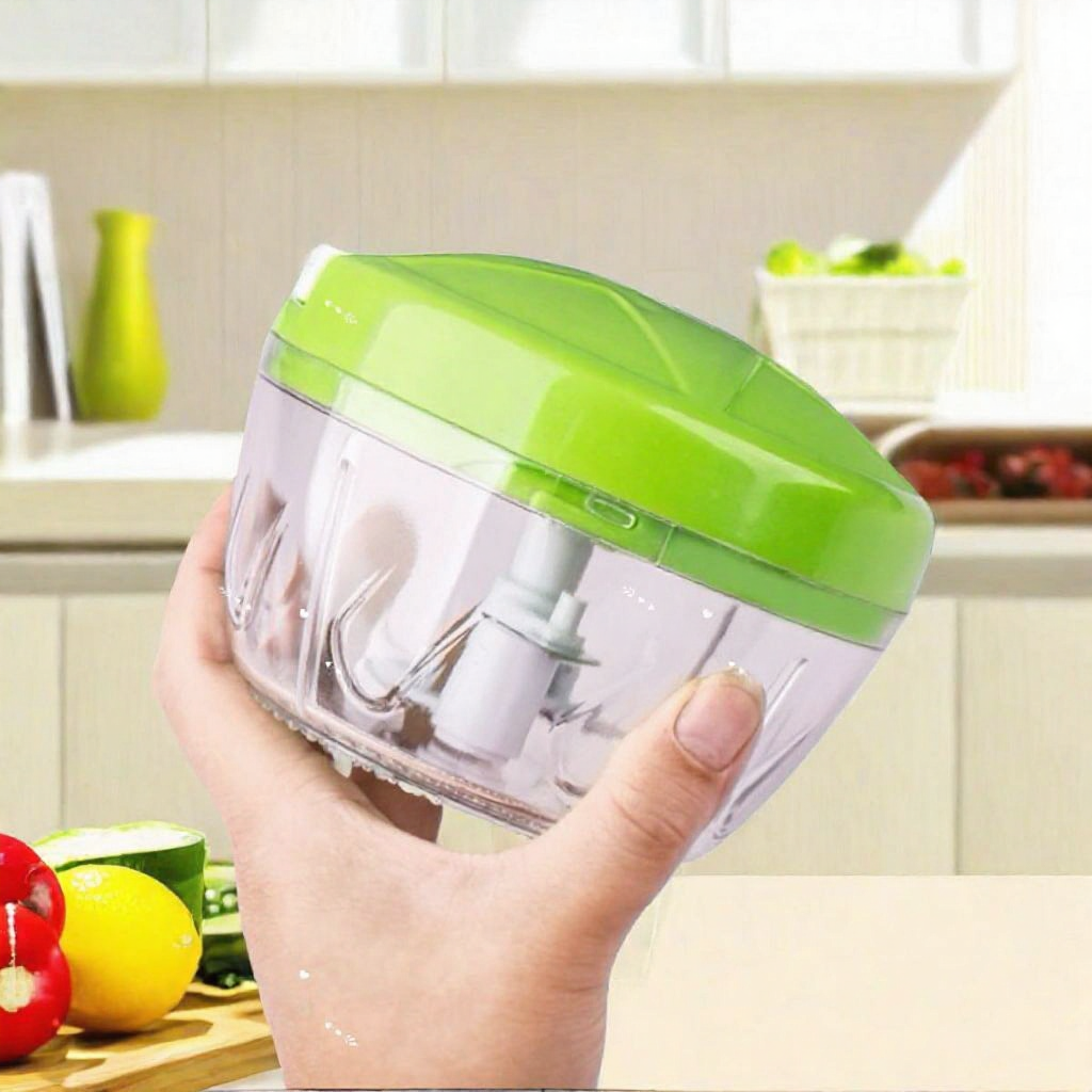 Manual or Electric Spin Chopper – Fruit & Vegetable Crusher, Onion ...