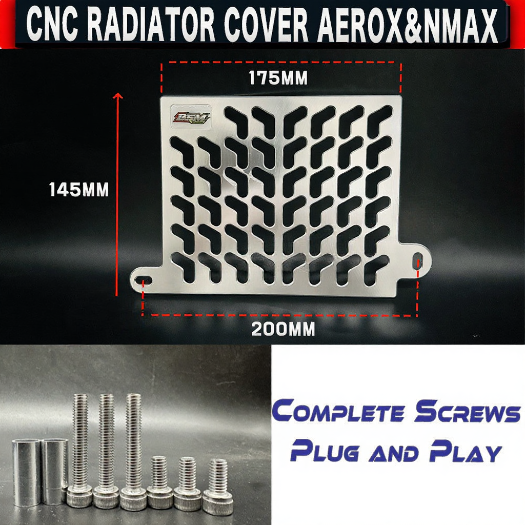 ARM Radiator Cover for Yamaha Aerox/Nmax/Lexi | Shopee Philippines