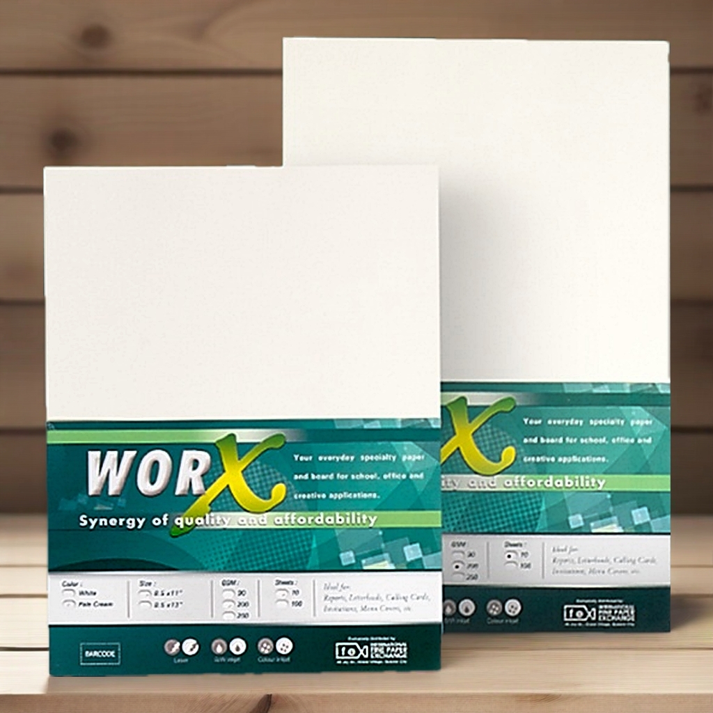 Worx Specialty Board Paper – 1 Pack, 90/180/200/250gsm, White or Pale ...