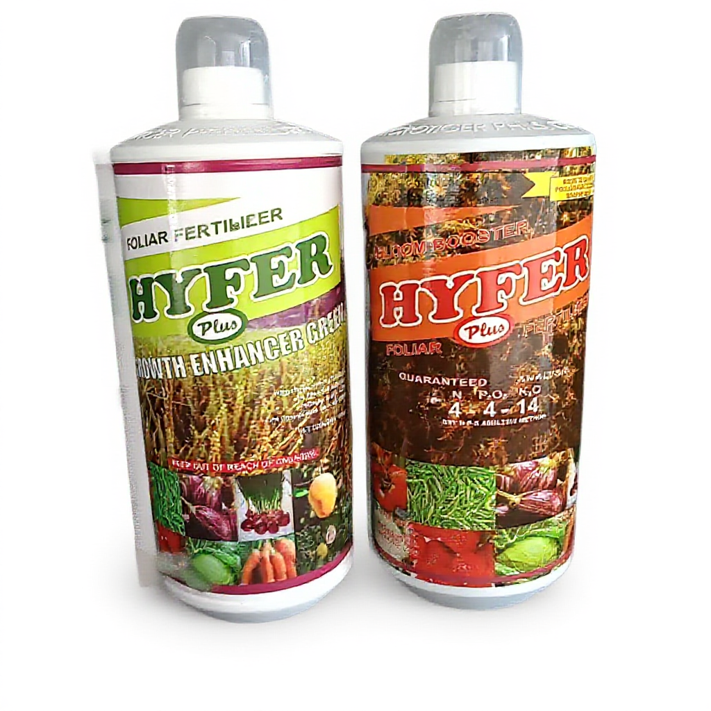 HYFER Plus Foliar Fertilizer - Growth & Bloom Booster (1L) | Shopee ...