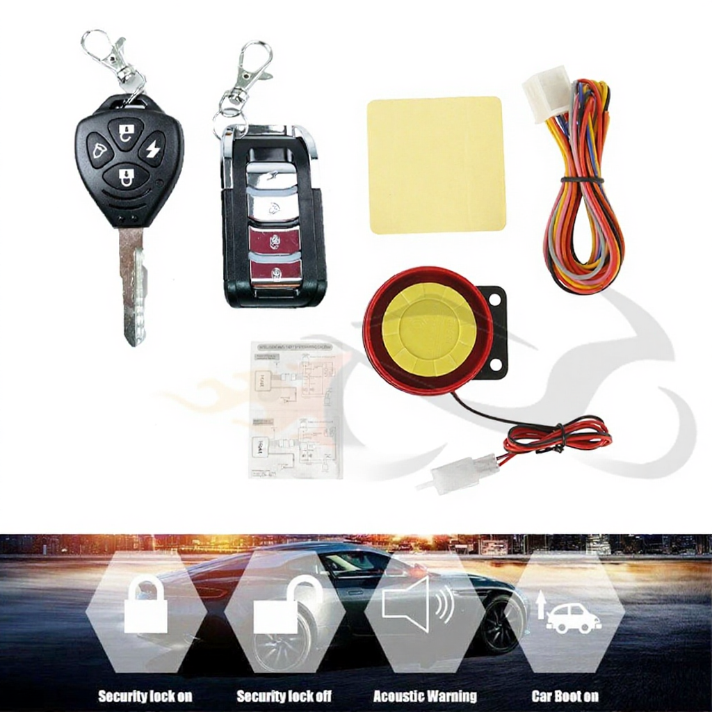 Motorcycle Security System 12V with Remote Access | Shopee Philippines