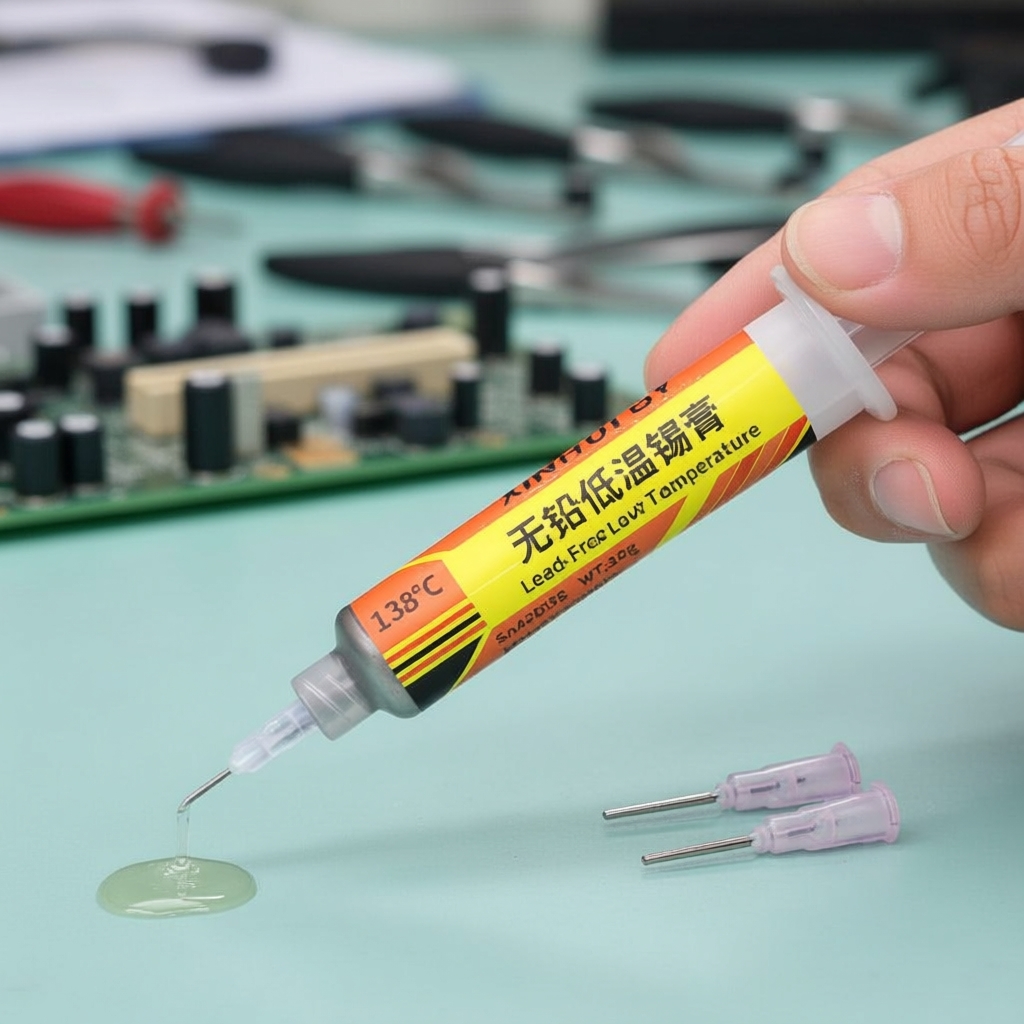 Needle Tin Paste for SMT and BGA Welding, Lead-Free Solder Paste for ...