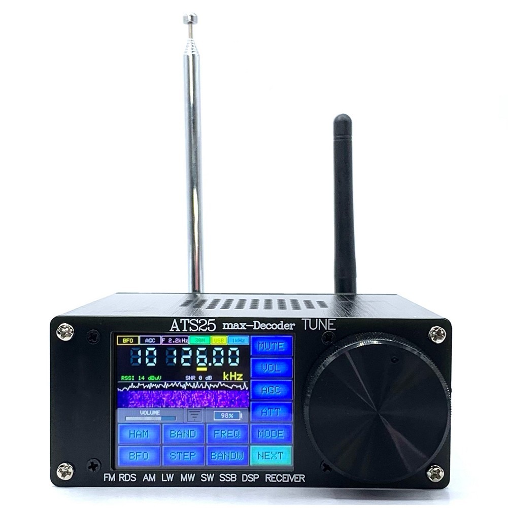 【ACRIVEP】ATS25 Max Radio Receiver FM SW SSB FOR MW LW Receiver with 2.4" Touch Screen | Shopee ...