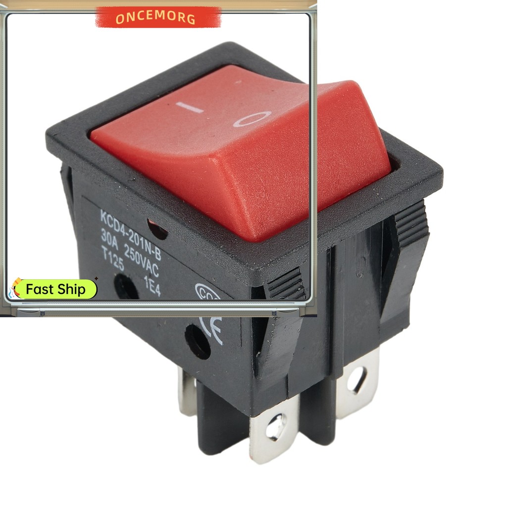 【ONCE+】Welding Machine Power Switch 30A 250VAC Electric Heater Switch ...