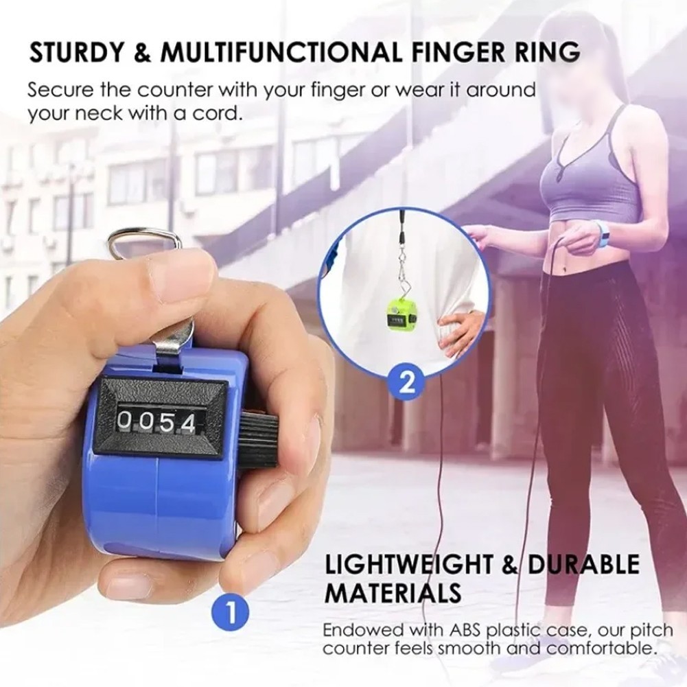 Ready Stock Mechanical plastic color counter Metal counter People flow ...