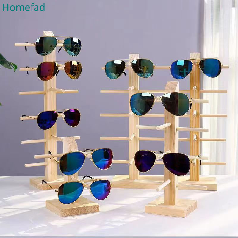Pine Solid Wood Myopia Glasses Frame Glasses Display Stand Log ...