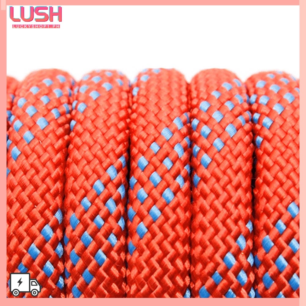 [LUSH] 10mm Safety Rope - 10m/20m Outdoor Escape & Climbing Rope with 2Pcs Carabiners | Shopee ...