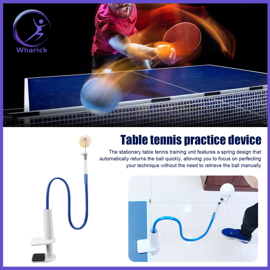 Wharick Table Tennis Ball Trainer Ping-Pong Training Robot Automatic ...