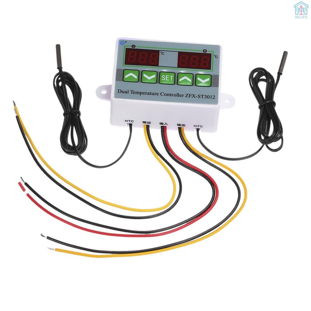 Microcomputer Intelligent Digital Temperature Controller with Dual Display ZFX-ST3012 220V/1500W ...