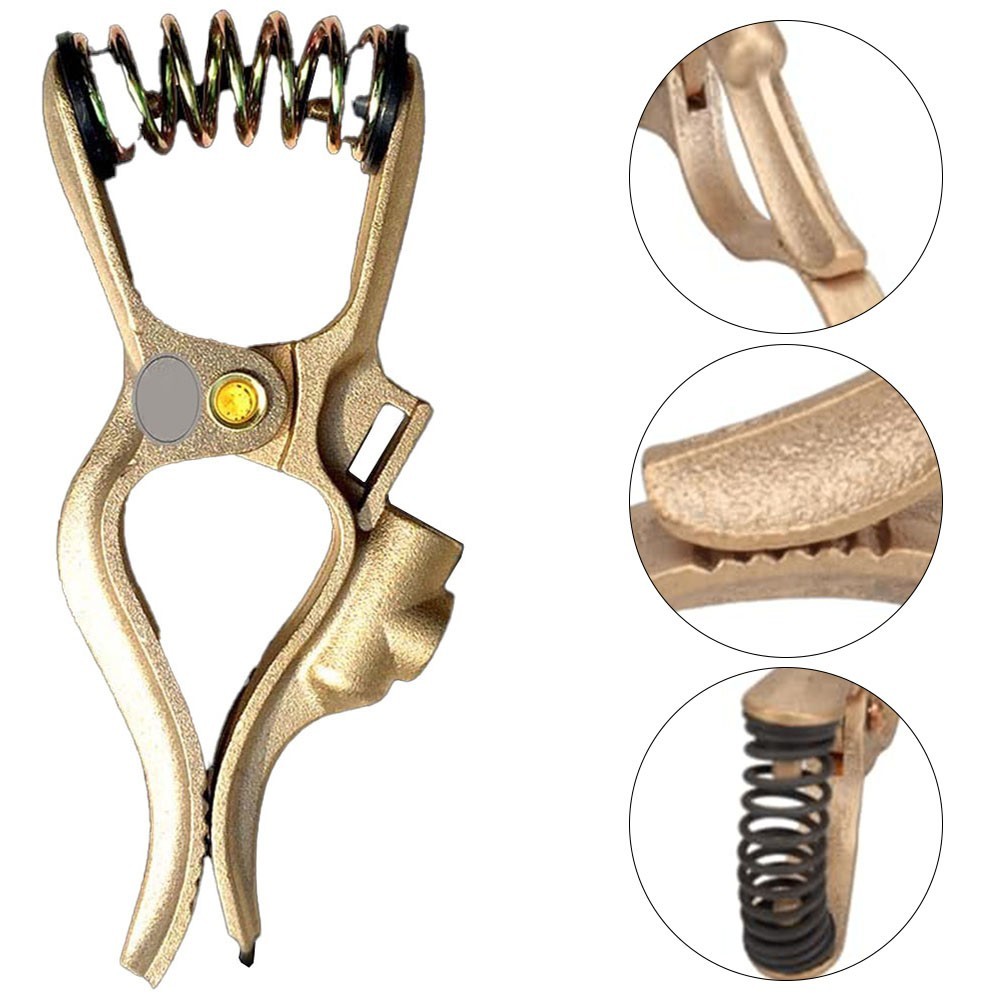 TBTOPONE ️Peach-Shaped Copper Rotating Ground Wire Clamp Grounding Clamp Welding 300a | Shopee ...