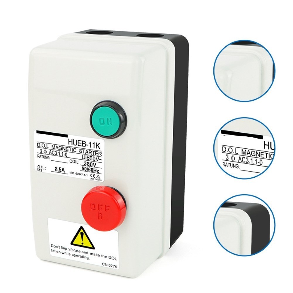 【DLIFE】1pc 3Phase 380V Magnetic Electric Motor Starter Switch ...