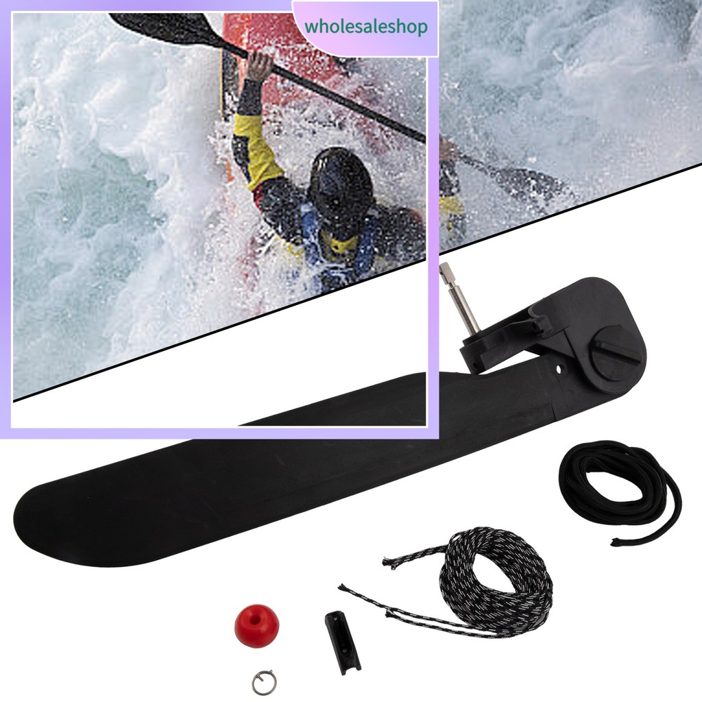 [FS] Rubber Adjustable Canoe Rudder for Kayak Tail Rudder Direction ...