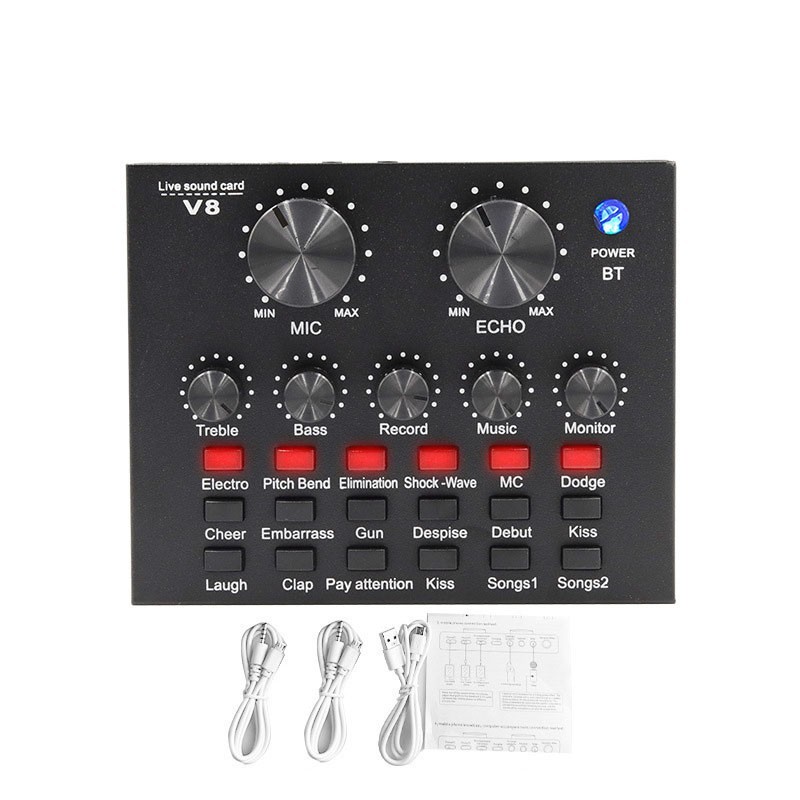 Super low price ️Professional V8 Sound Card Set - Perfect for Computer ...