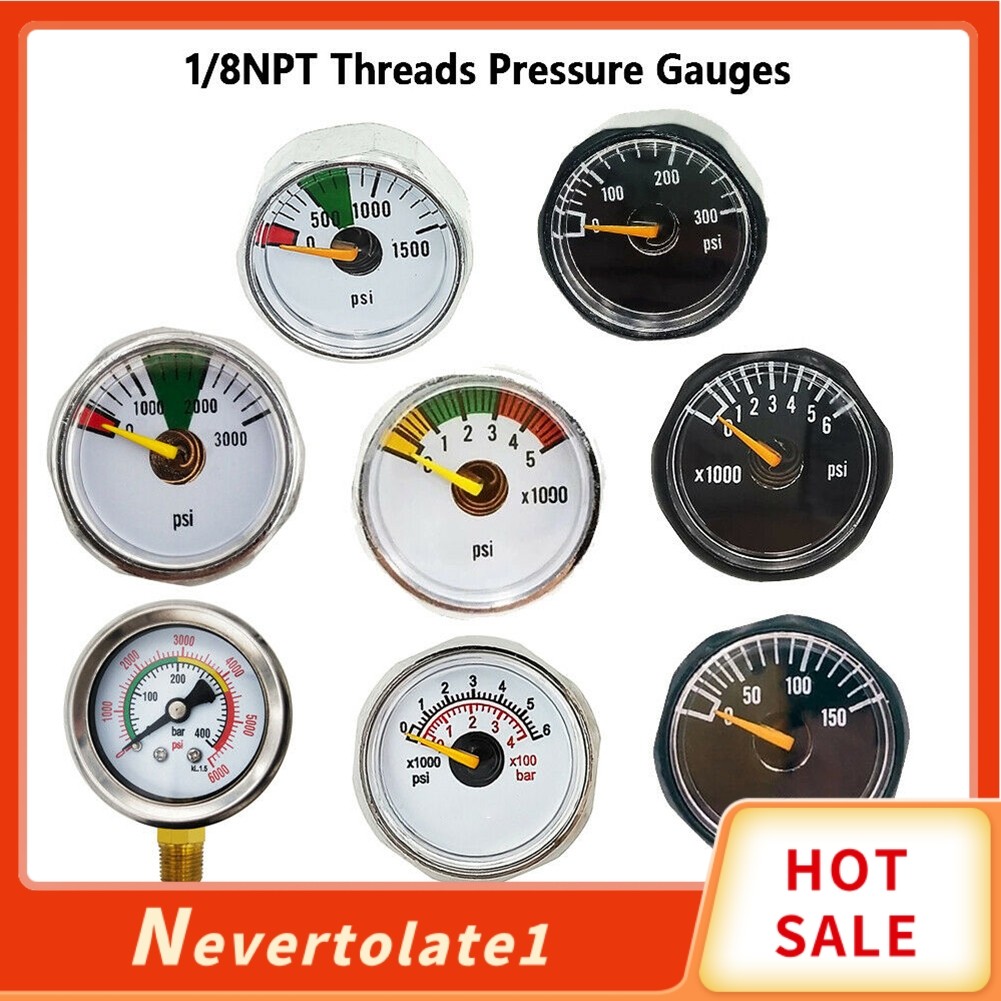 [NTL1]PCP Air Pressure Gauge Mini Micro Manometer 1/8 NPT | Shopee ...