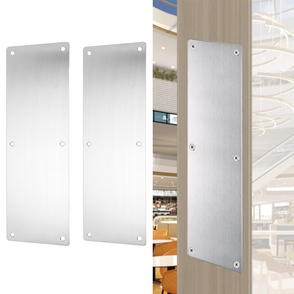 【ACRIVEP】Door Push Plate Kick Plate Interior or Exterior Door ...