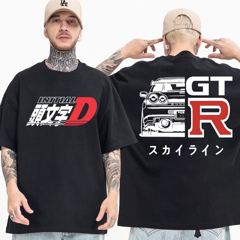 Anime Drift Ae86 Initial D Graphic Tshirt Onecks T R34 Skyline Gtr Jdm ...