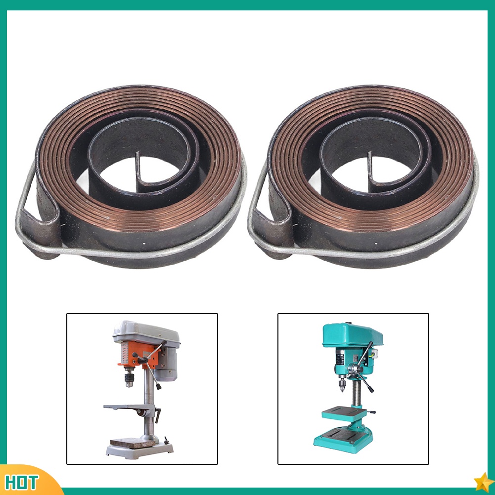 【smelling】 2pc Drill Press Spring Feed Return Coil Spring Assembly 0 ...