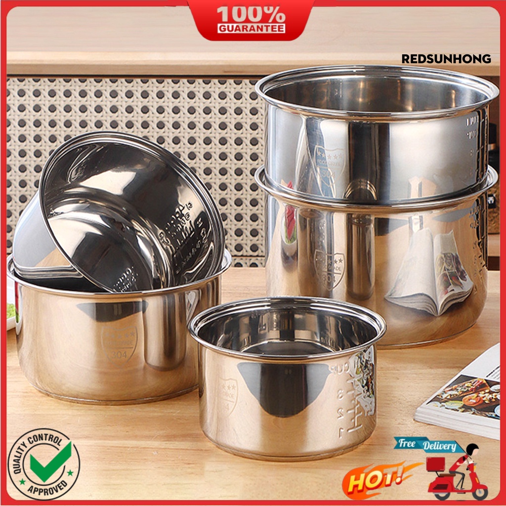 COD→ Rice Cooker Inner Pot Replacement Stainless Steel High Volume ...