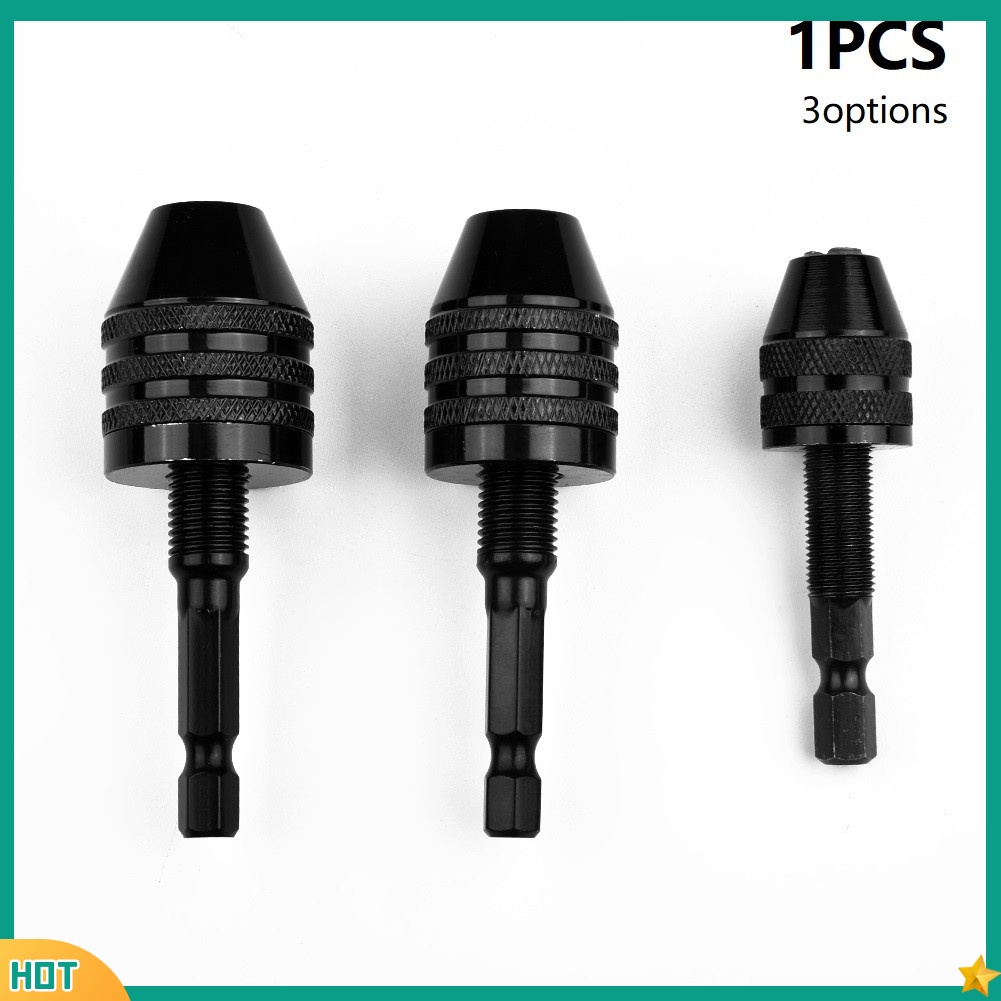 【smelling】 1/4" Keyless Chuck Conversion Hex Shank Adapter Drill Bit ...